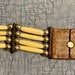 Vintage Native American Concha Leather Tie Belt With Bone Hair-pipe - Etsy
