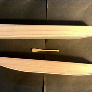 24” Model Boat, Jon or Pirogue Approximately 1:5 Scale Model, Unpainted ...