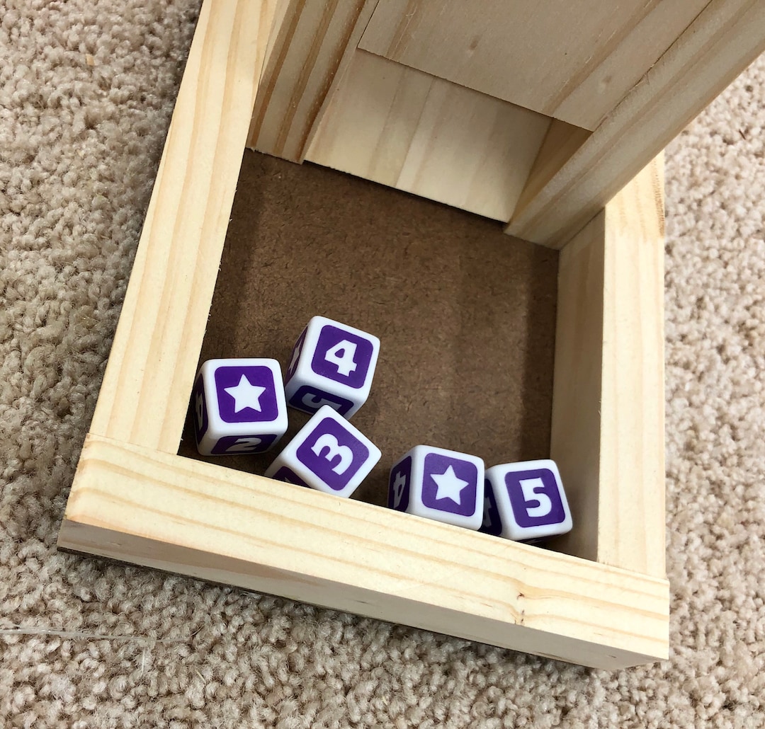 Dice Tower Handcrafted by Master Woodworking Craftsman, 8.5"h - Etsy