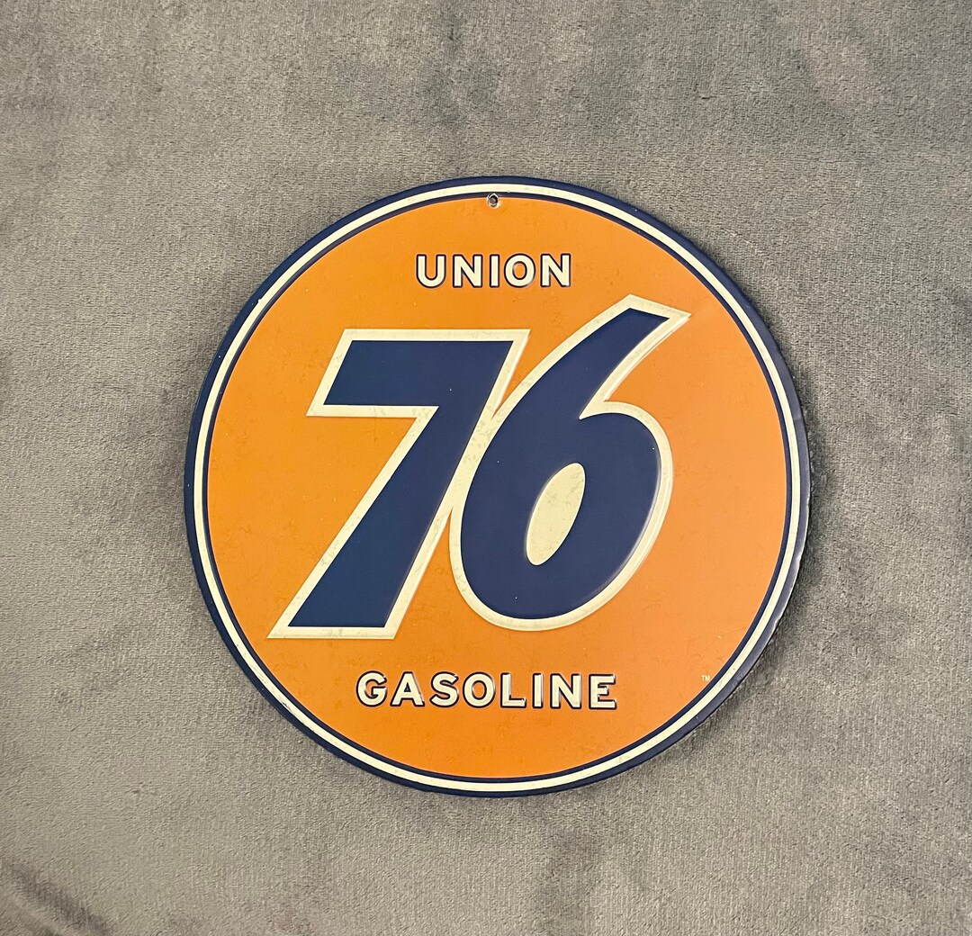 Union 76 Gasoline Sign 12" D - Etsy
