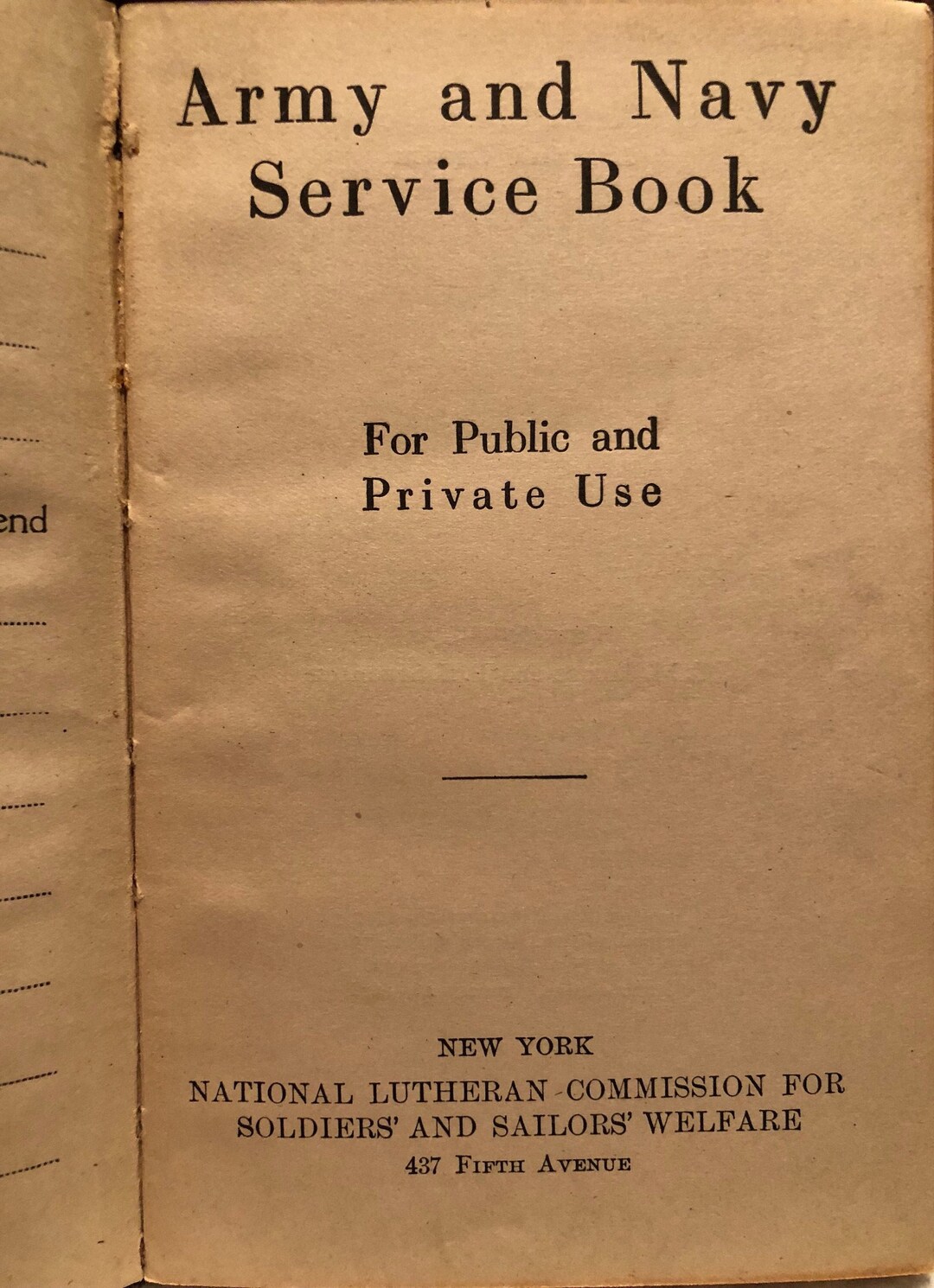 1918 Army and Navy Service Book - Etsy