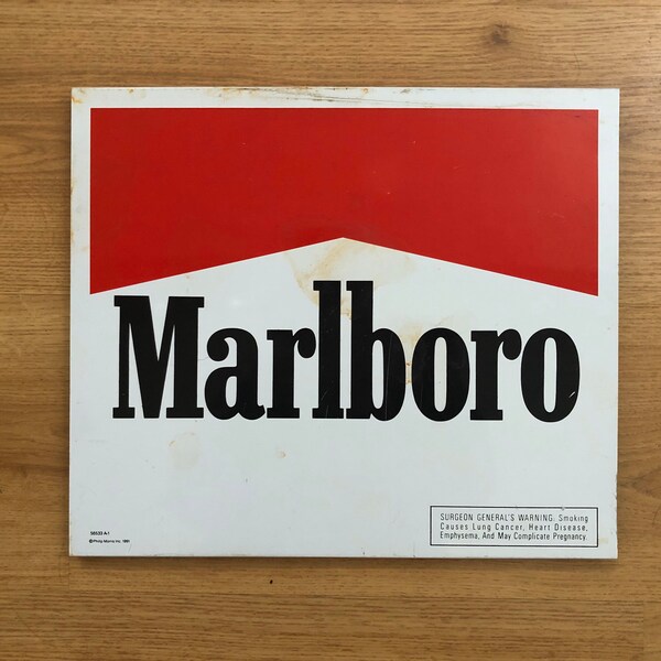 Marlboro Sign - Etsy