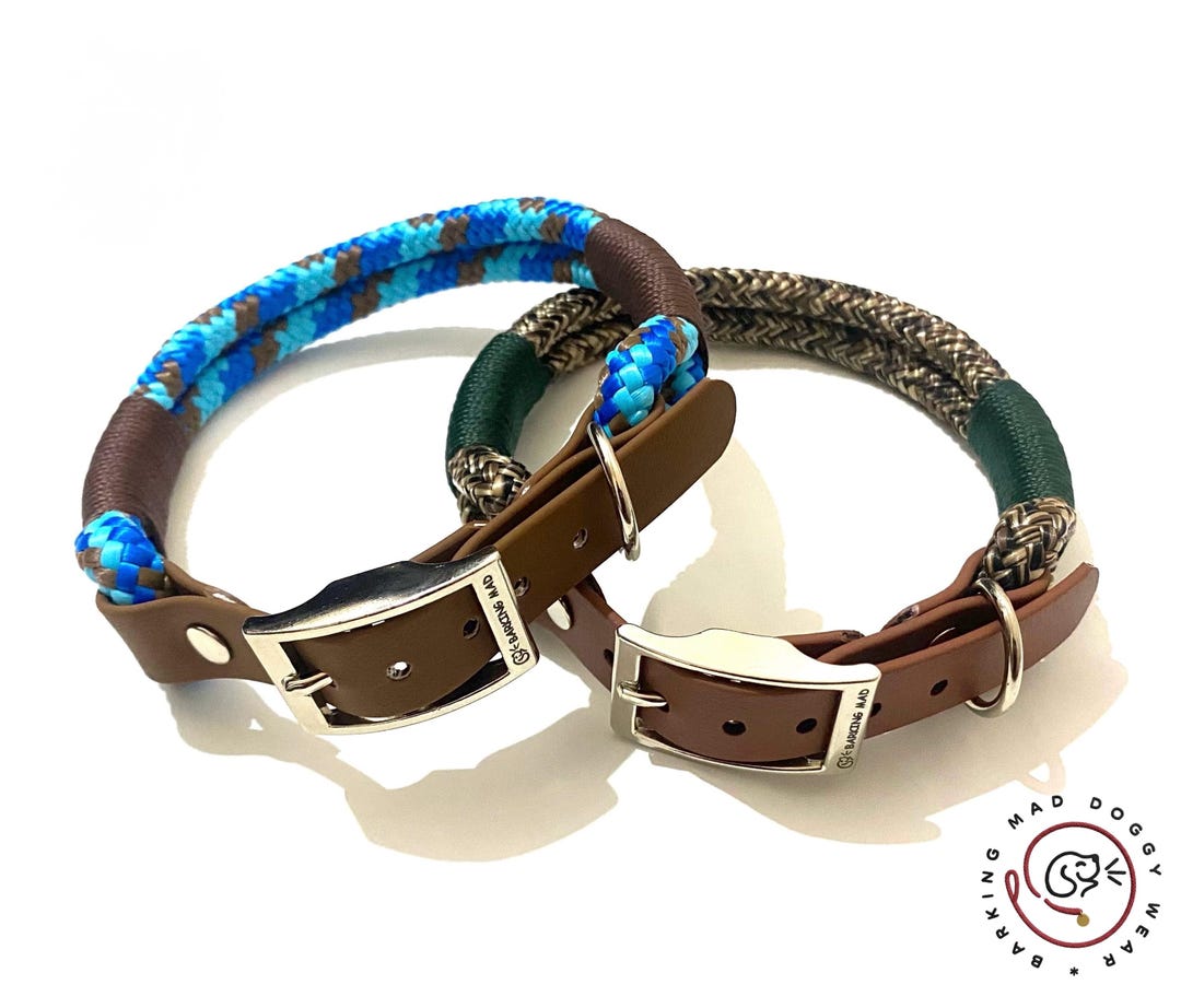 Adjustable Dog Rope Collar (made to Order) - Etsy