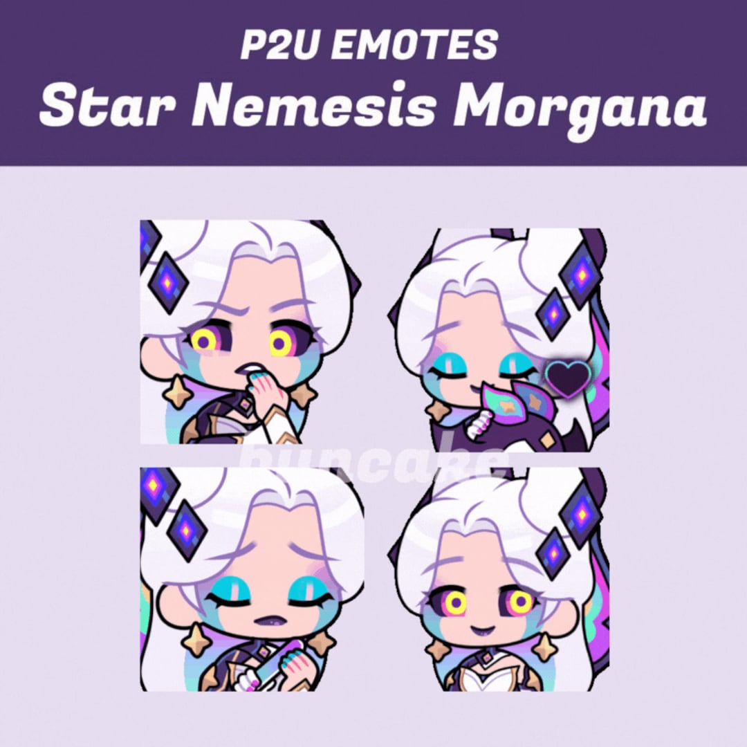 Star Nemesis Morgana Animated Emotes | League of Legends - Etsy