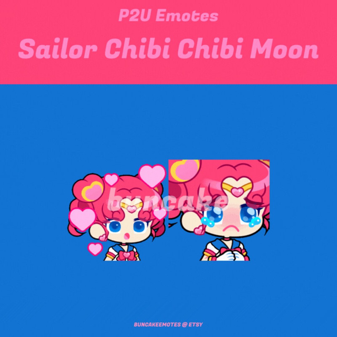 Sailor Chibi Chibi Moon Emotes Sailor Moon Cosmos - Etsy