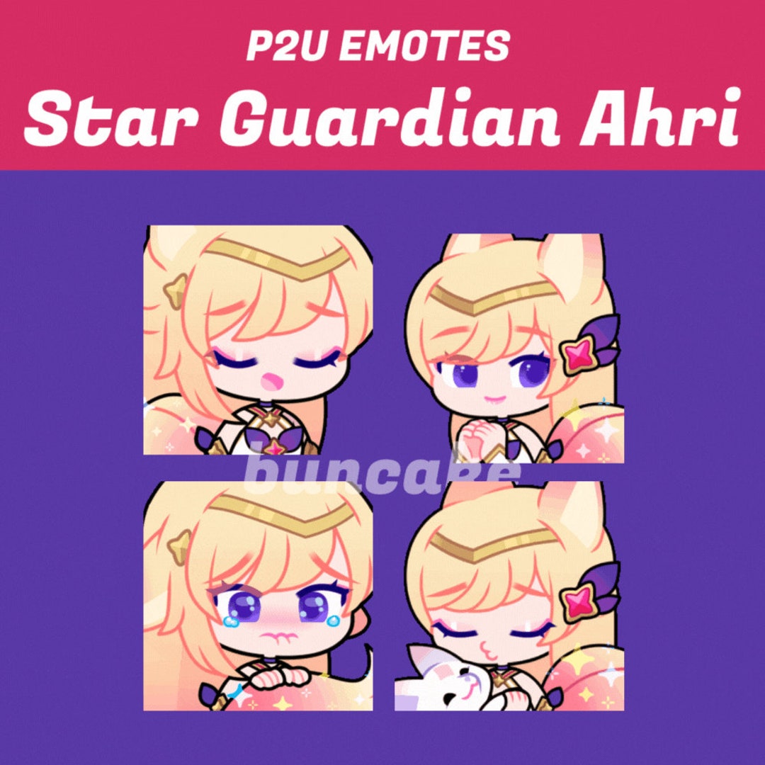 Star Guardian Ahri Animated Emotes | League of Legends - Etsy