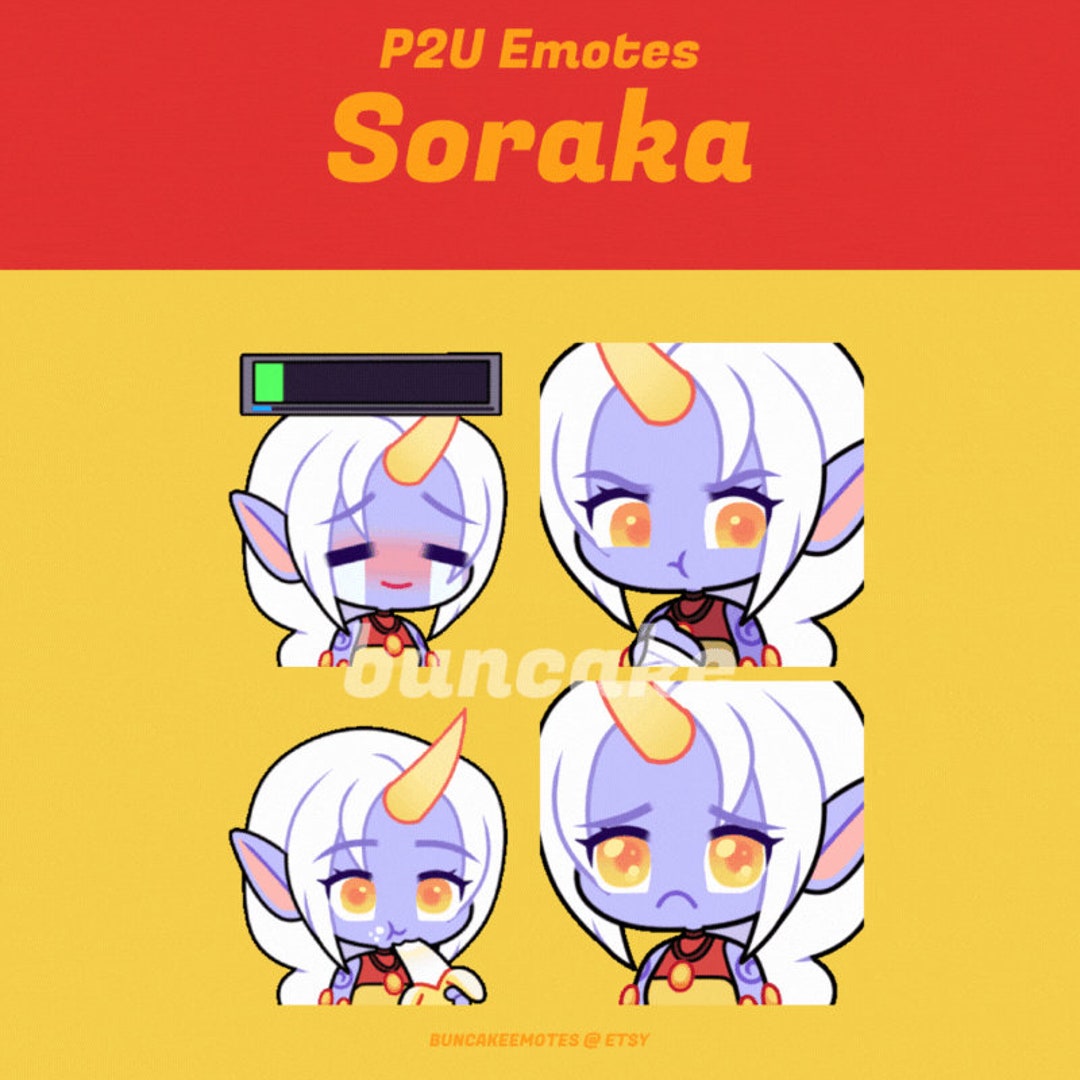 Soraka Animated Emotes | Leauge of Legends - Etsy