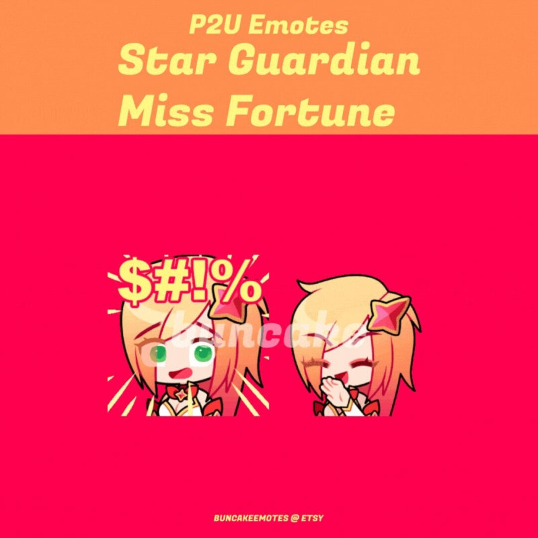 Star Guardian Miss Fortune Animated Emotes | League of Legends - Etsy