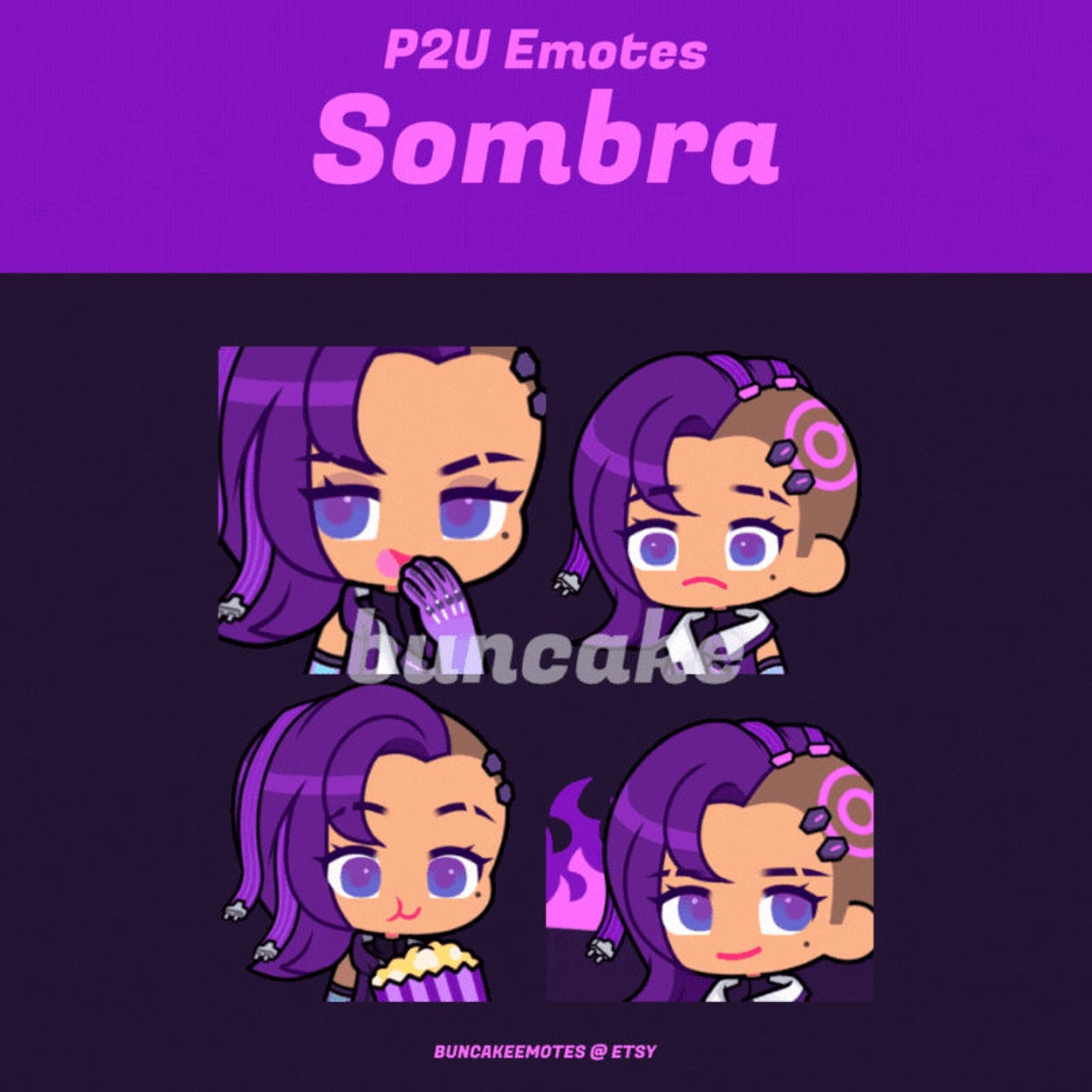 Sombra Animated Emotes | Overwatch - Etsy