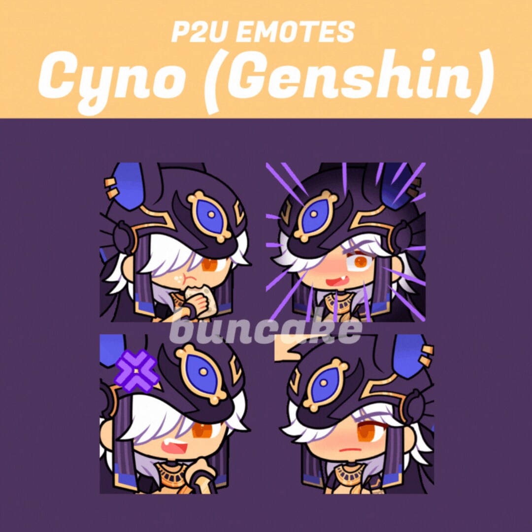 P2U Animated Emotes Cyno genshin Impact - Etsy
