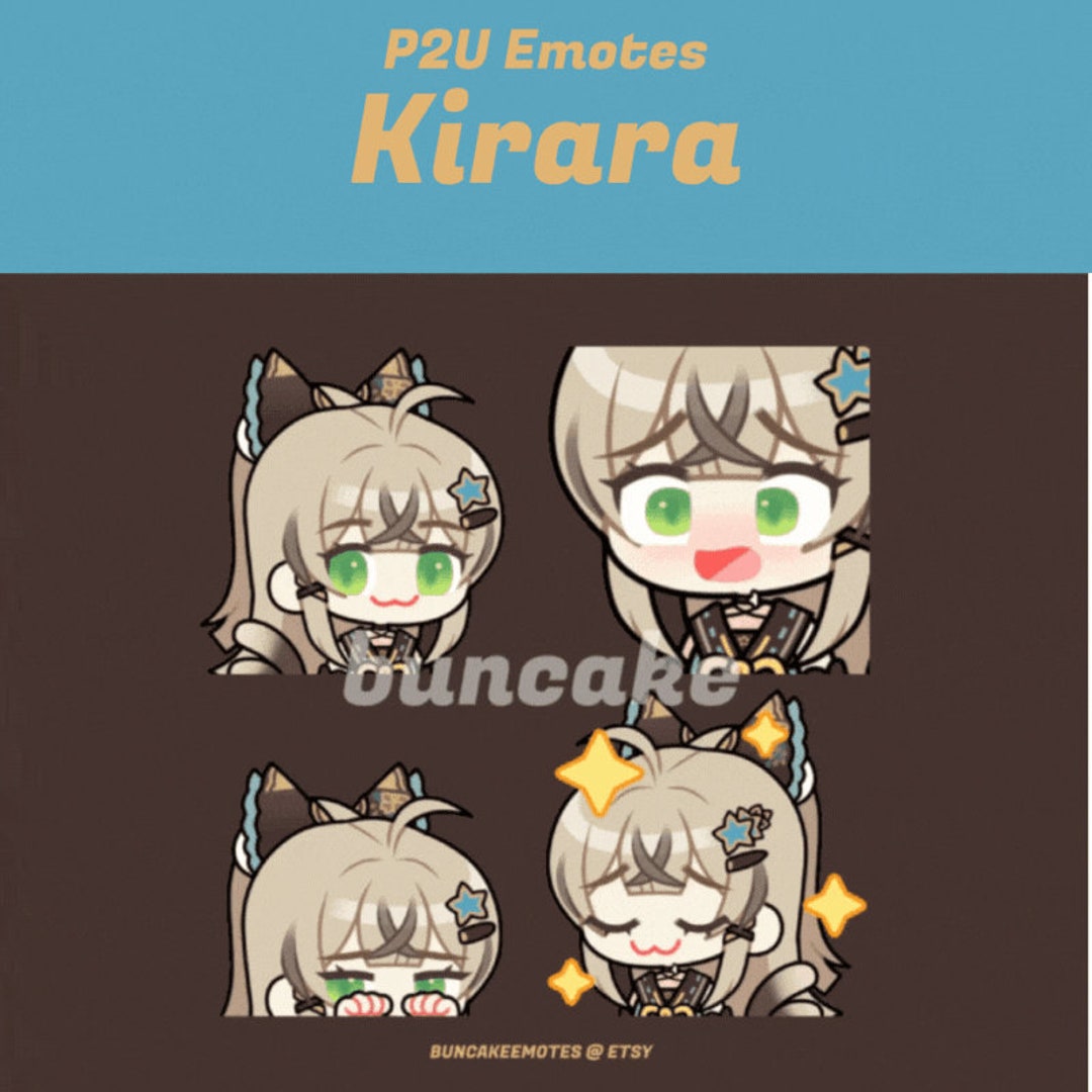 Genshin Impact Animated Emotes Kirara Etsy