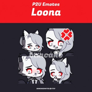 Loona Animated Emotes | Helluva Boss - Etsy