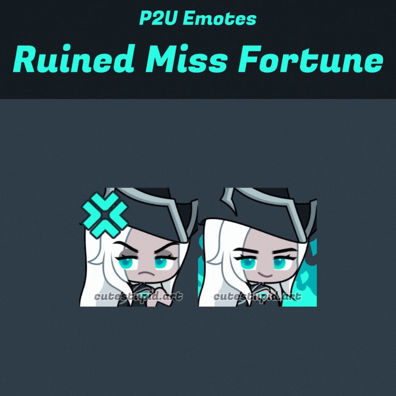 Ruined Miss Fortune Animated Emotes | League of Legends - Etsy