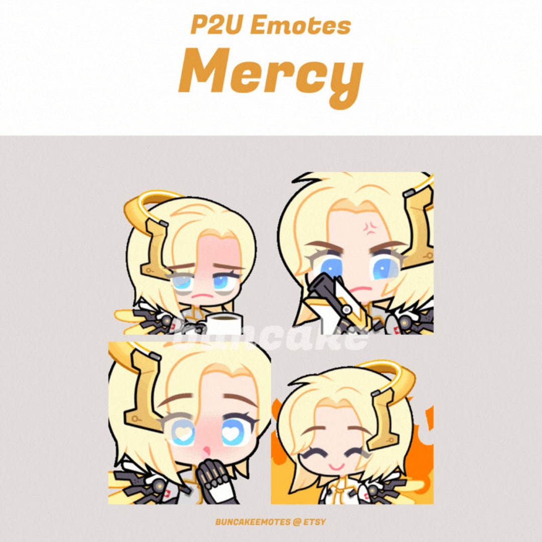 Mercy Animated Emotes | Overwatch - Etsy