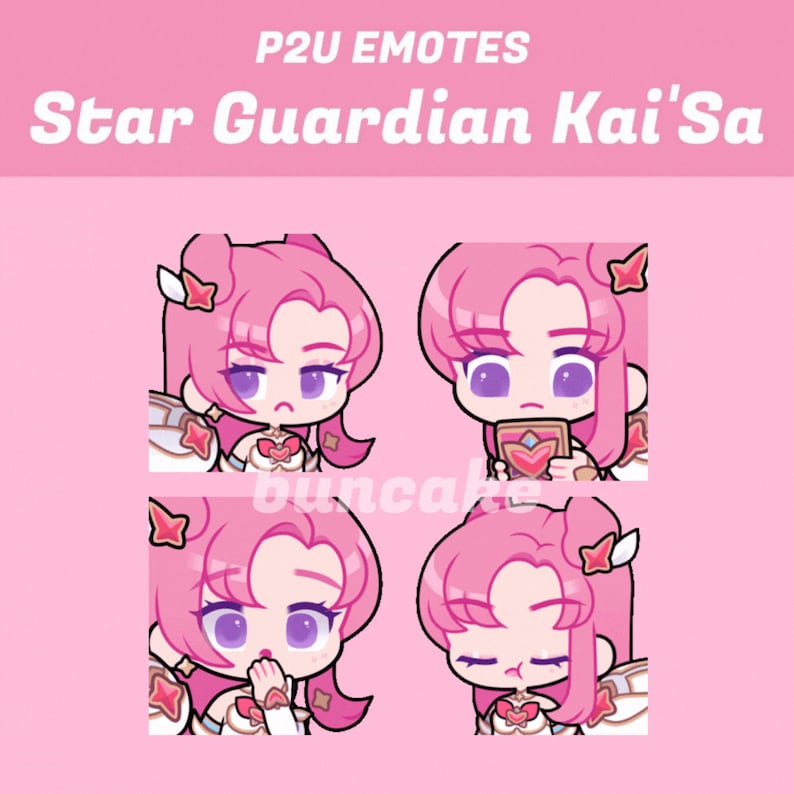 Star Guardian Kai'sa Animated Emotes | League of Legends - Etsy