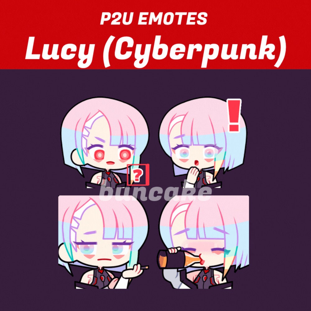 P2U Animated Emotes | Lucy - Etsy