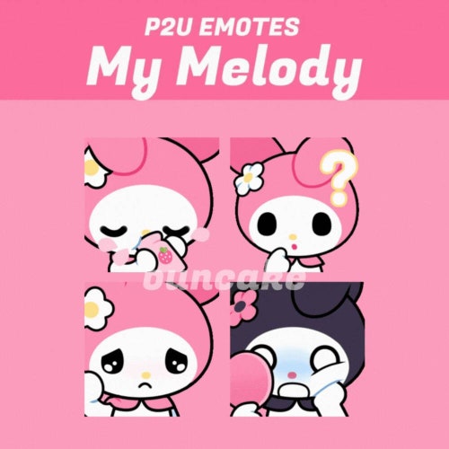 My Mélody Emotes twitch/discord - Etsy Singapore