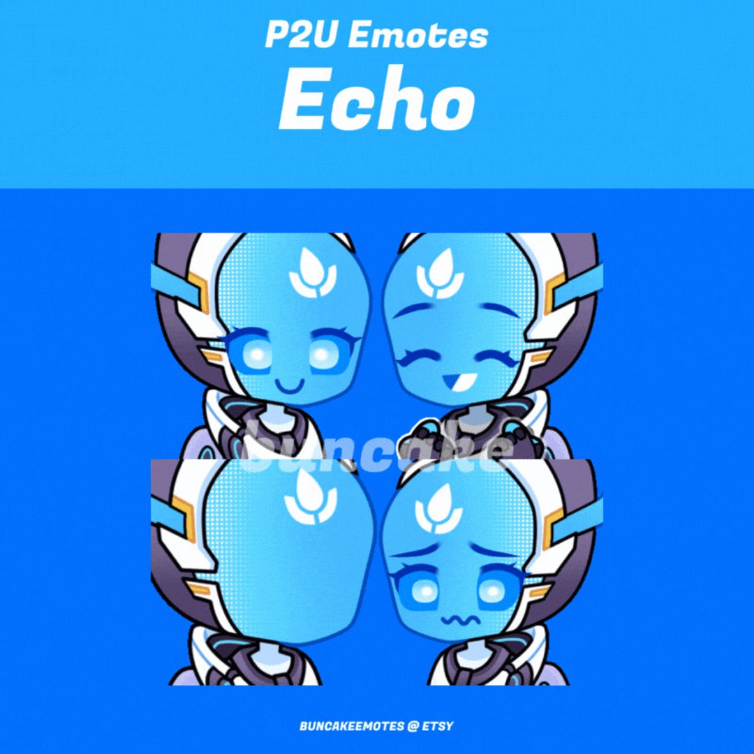 Echo Animated Emotes | Overwatch - Etsy