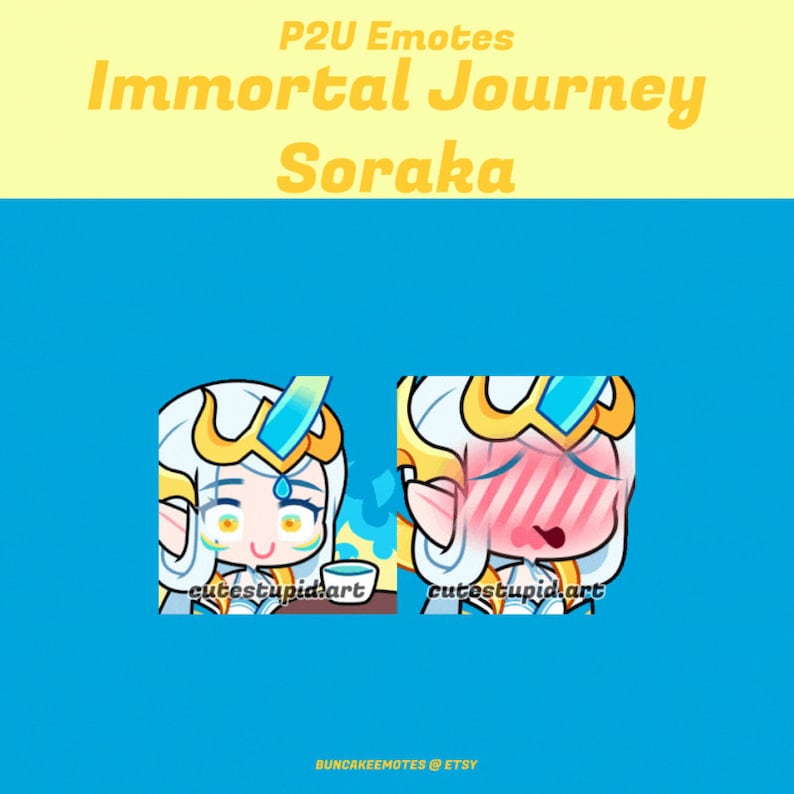 Immortal Journey Soraka Animated Emotes | League of Legends - Etsy