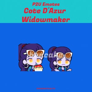 Cote D'azur Widowmaker Emotes | Overwatch - Etsy