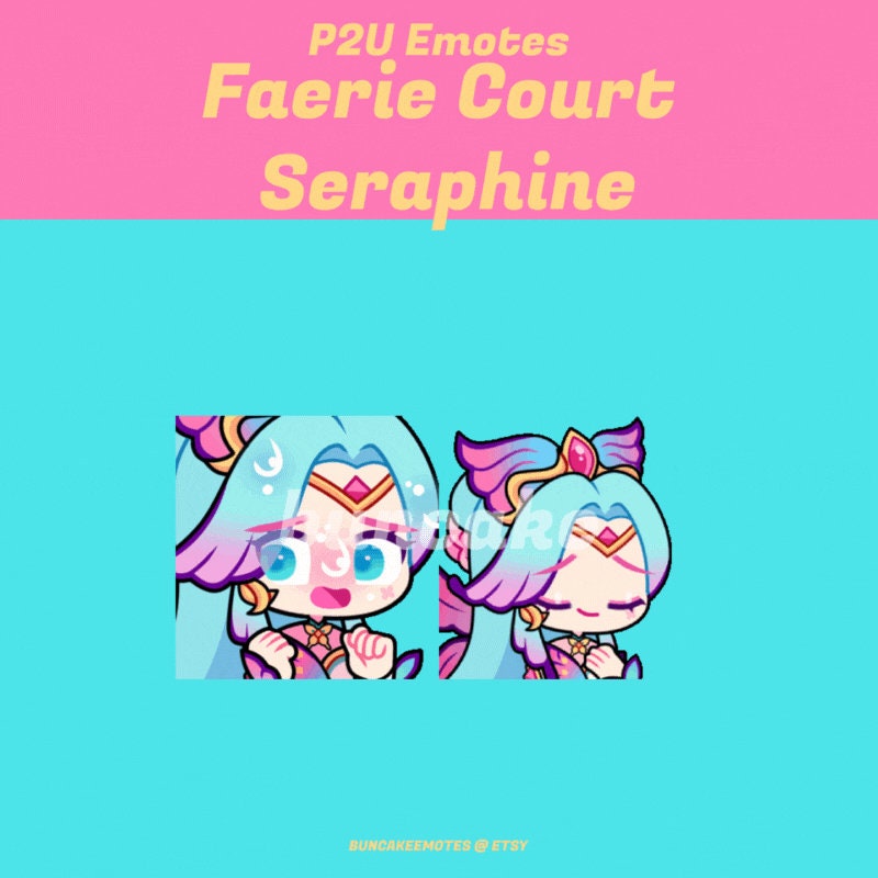 Faerie Court Seraphine Animated Emotes | League of Legends - Etsy