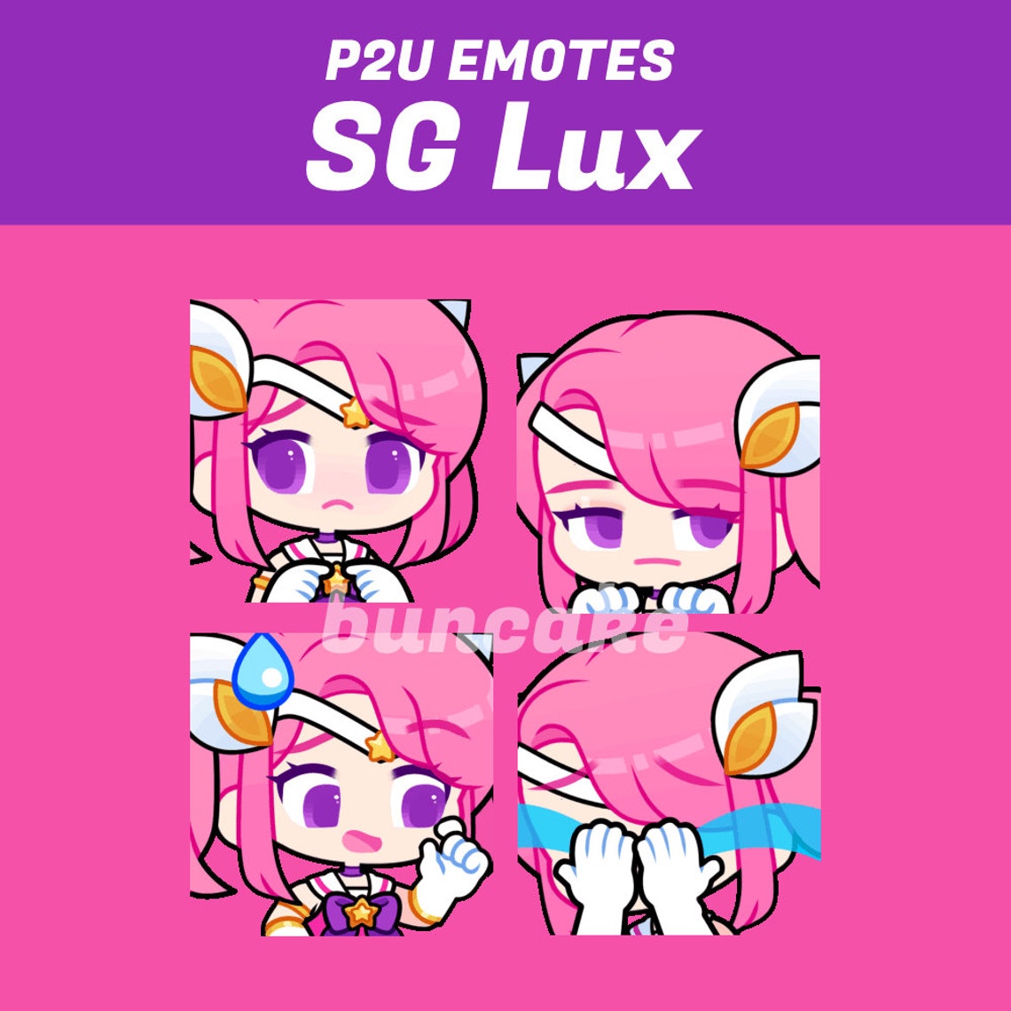 Star Guardian Lux Animated Emotes | League of Legends - Etsy