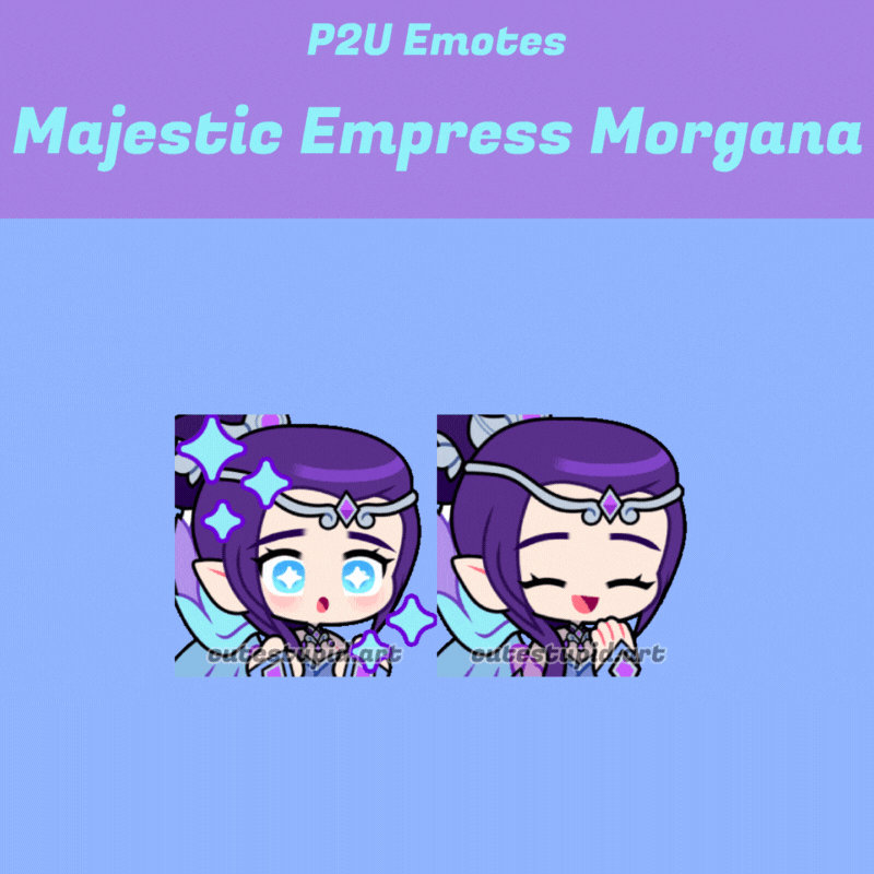 Majestic Empress Morgana Animated Emotes | League of Legends - Etsy