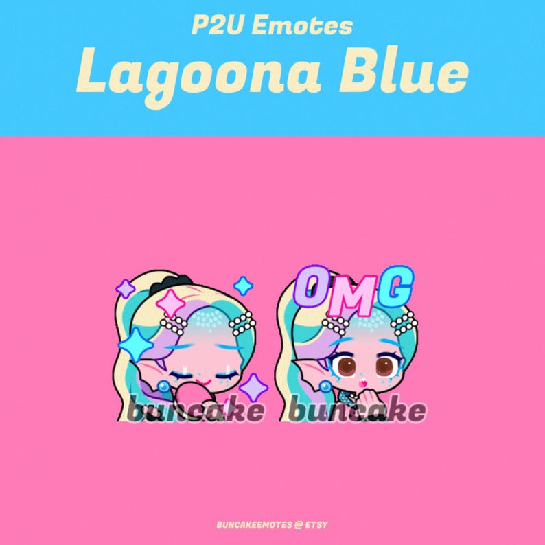 Lagoona Blue Animated Emotes | Monster High - Etsy