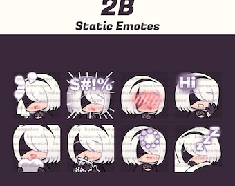 YoRHa 2B Emotes Nier: Automaten - Etsy.de