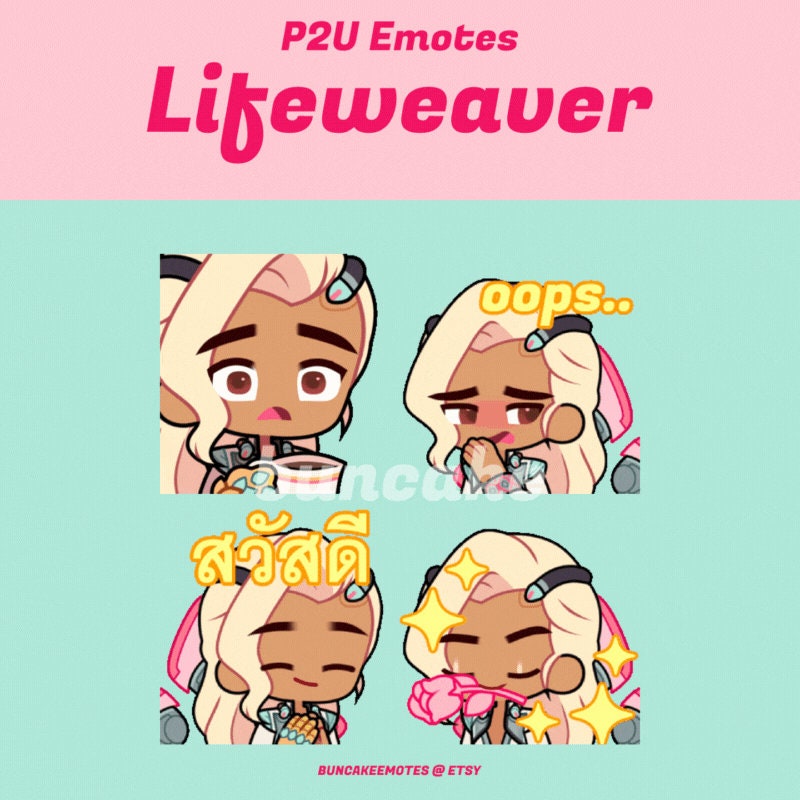 Lifeweaver Animated Emotes | Overwatch - Etsy
