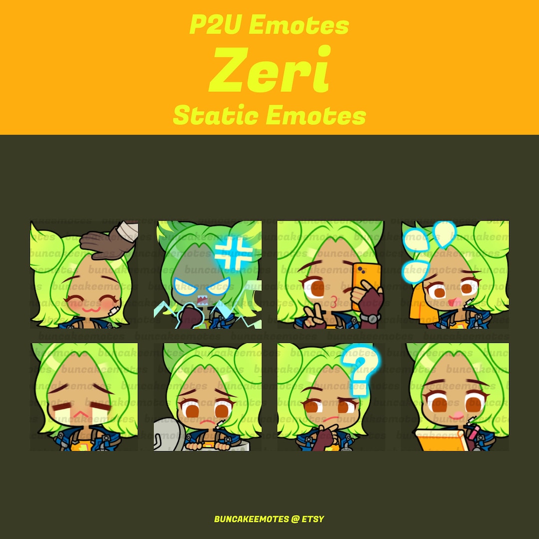 Zeri Emotes | League of Legends - Etsy