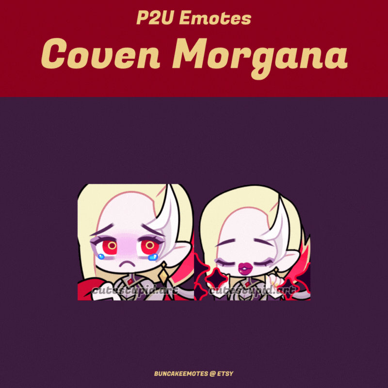 Coven Morgana Animated Emotes | League of Legends - Etsy