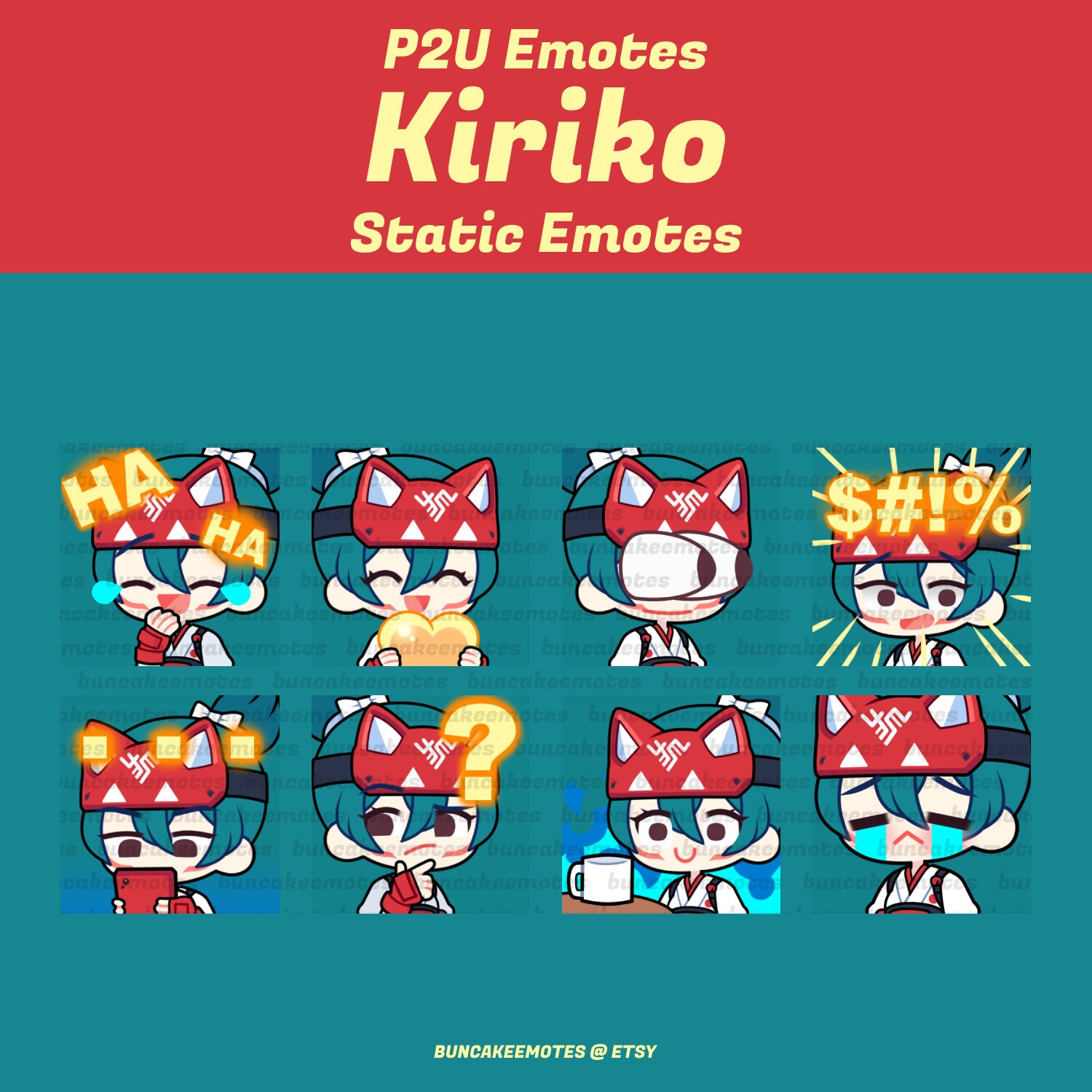 Kiriko Emotes | Overwatch - Etsy