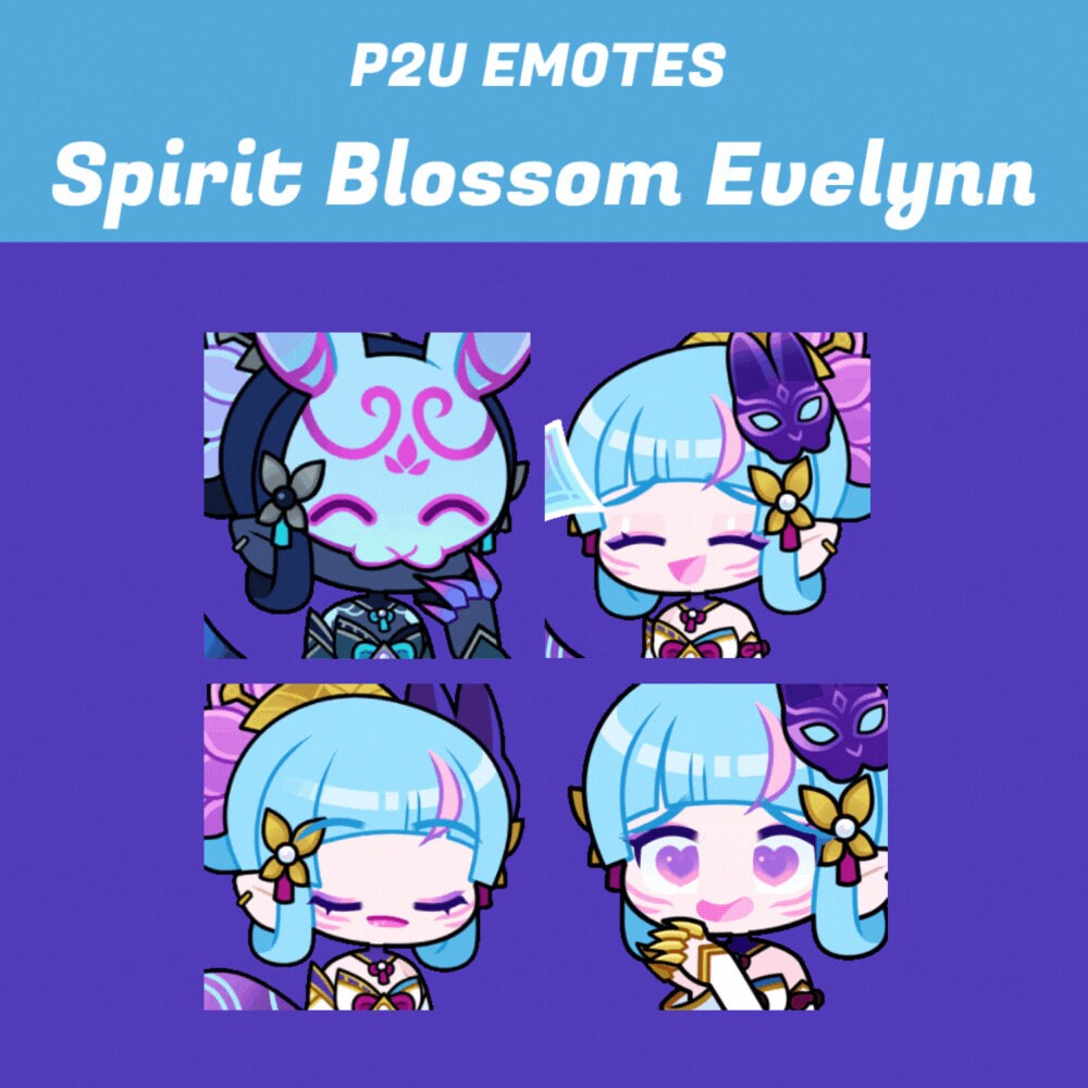Spirit Blossom Animated Emotes | Spirit Blossom Evelynn - Etsy