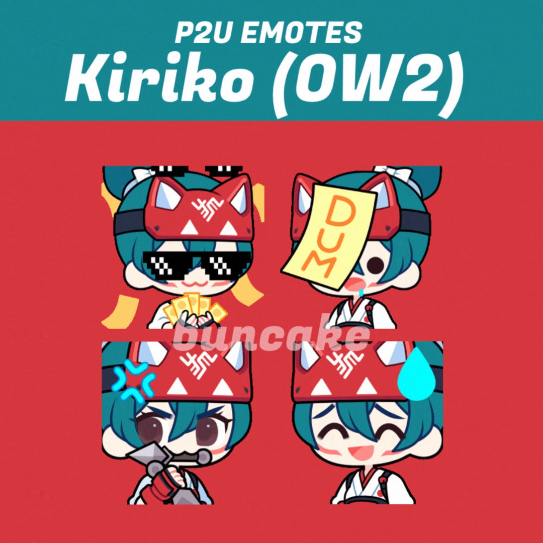 Kiriko Animated Emotes | Overwatch 2 - Etsy