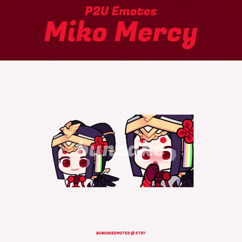 Miko Mercy Animated Emotes Overwatch 2 Etsy