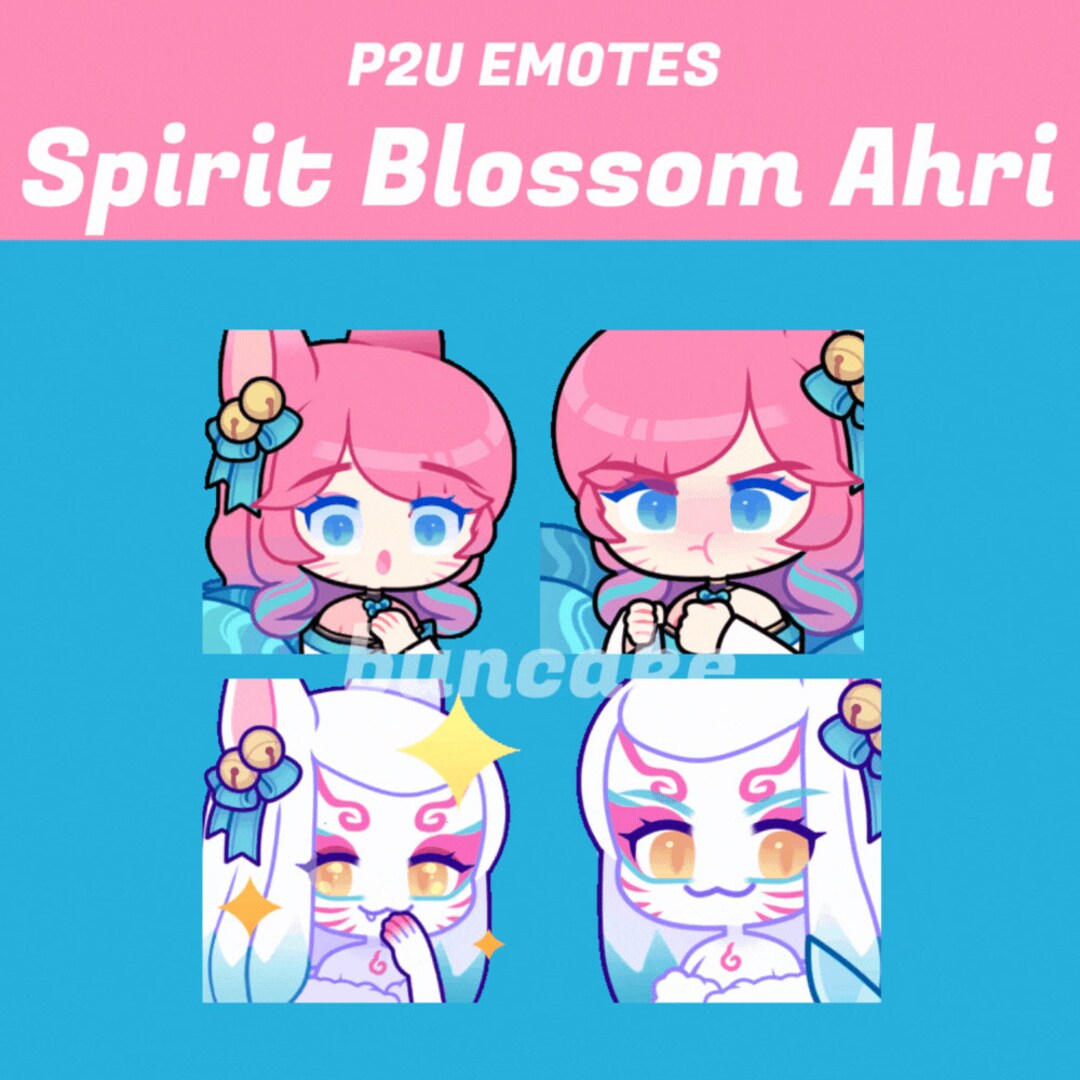 Spirit Blossom Ahri Animated Emotes League of Legends - Etsy Norway