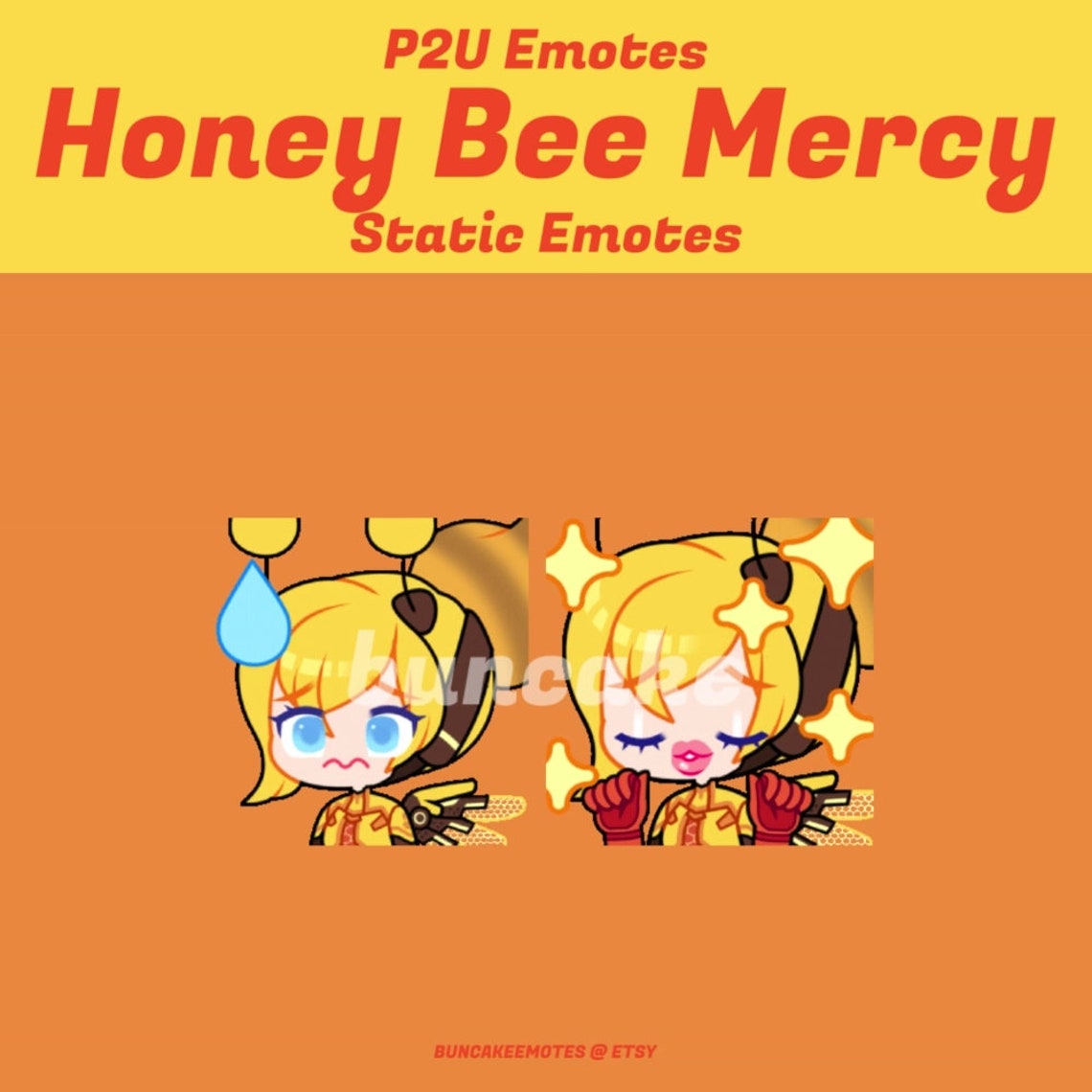 Honey Bee Mercy Animated Emotes | Overwatch 2 - Etsy