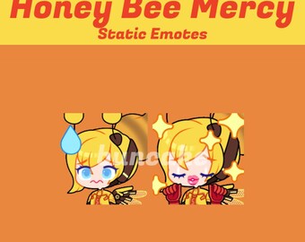 Honey Bee Mercy Animated Emotes | Overwatch 2 - Etsy