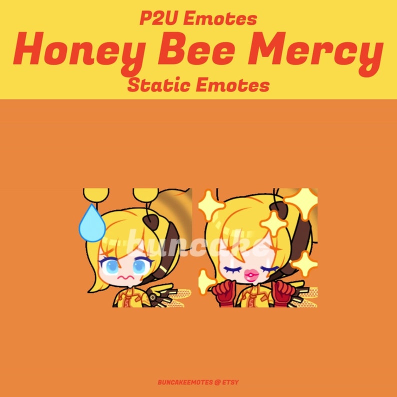 Honey Bee Mercy Animated Emotes | Overwatch 2 - Etsy