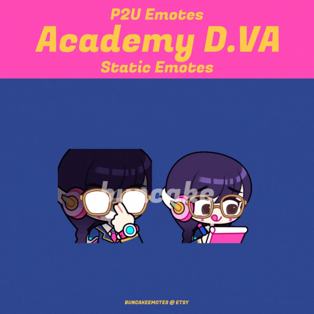 Academy DVA Emotes | Overwatch 2 - Etsy