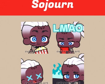 Sojourn Emotes | Overwatch 2 - Etsy