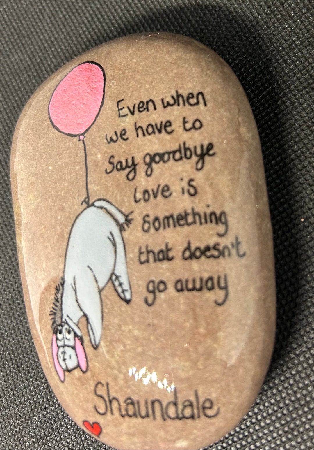 Eeyore Gift,pebble Gift Memorial Stone Ornament Gifts Under 20 Grave ...