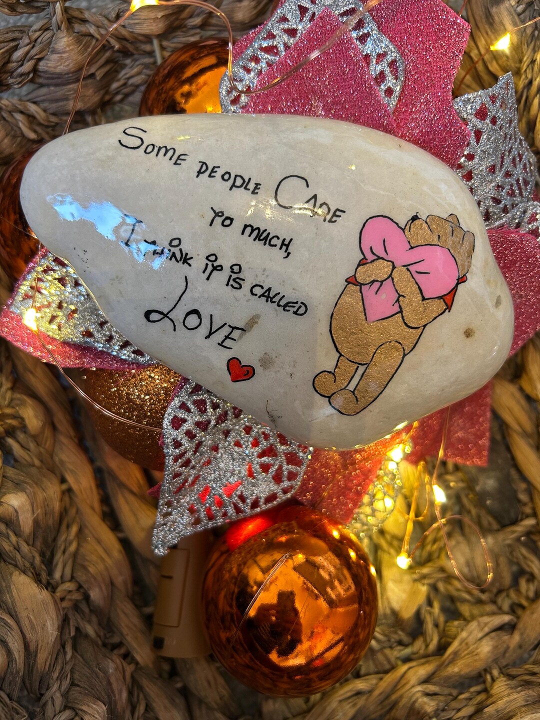 Grave Decoration Winnie the Pooh Quotes Stone Colleagues Leaving Gift ...