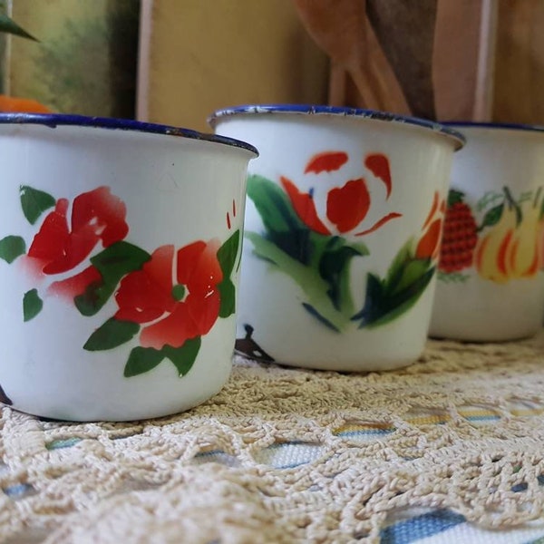 Old Metal Cups - Etsy