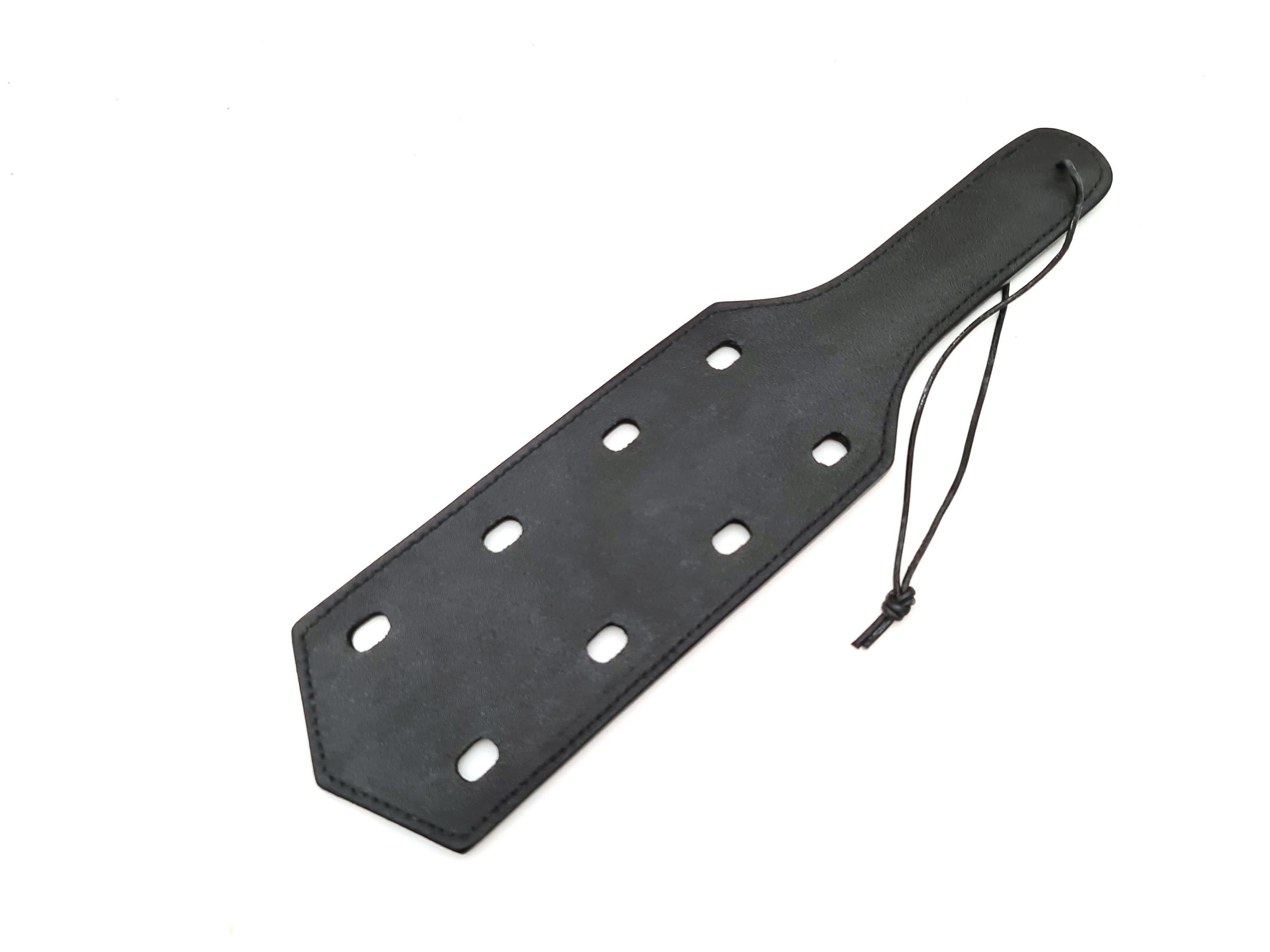 Stitched Leather Paddle – Flexible Spanking BDSM Gear - Etsy