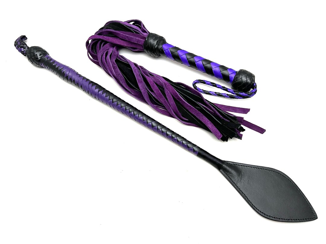 Flogger Leather Flogger Floggers and Whips Bdsm Set Flogger Set ...
