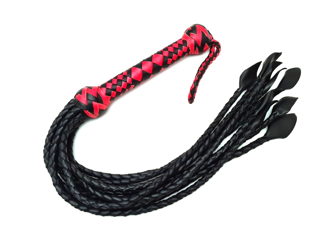 Leather Flogger - Cat 09 Tails Flogger - Flogger Leather - Flogger Kit ...