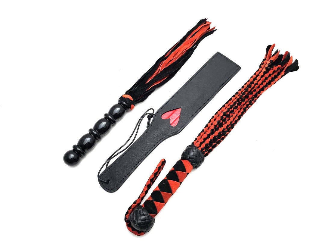 Flogger - Leather Flogger - Floggers and Whips - Bdsm Set - Flogger Set ...