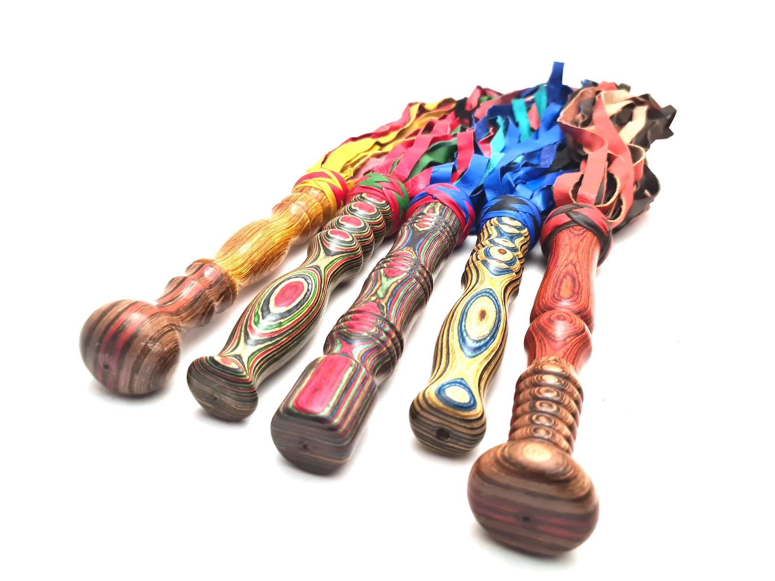 Flogger Floggers Wood Handle Flogger Bdsm Toys Whip - Etsy